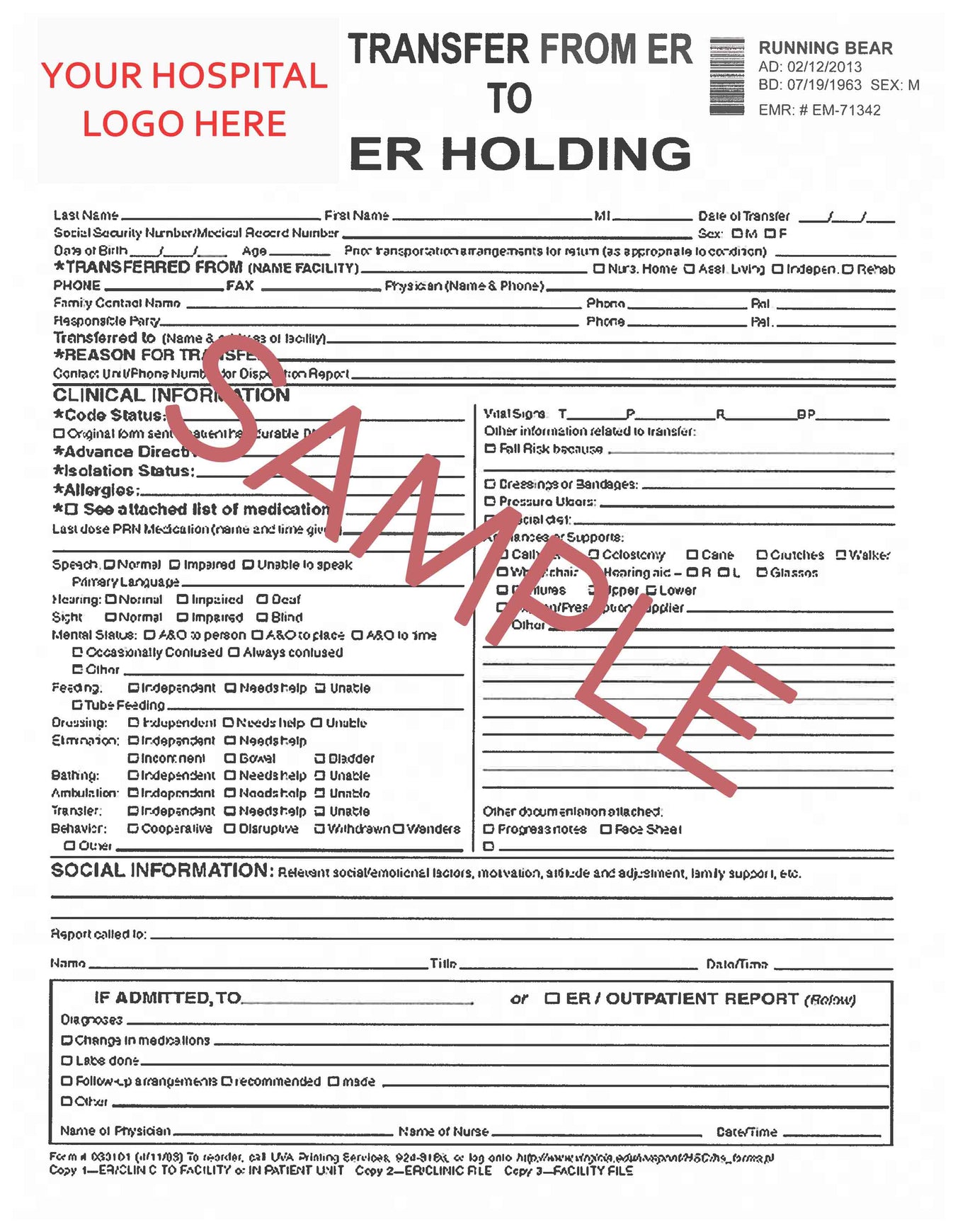 Code Blue Form (9 pages) – Heritage Props LA