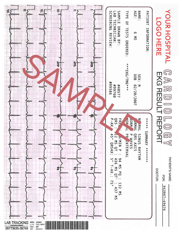 CUSTOMIZED CARDIOLOGY REPORT FORM (5 pages) – Heritage Props LA