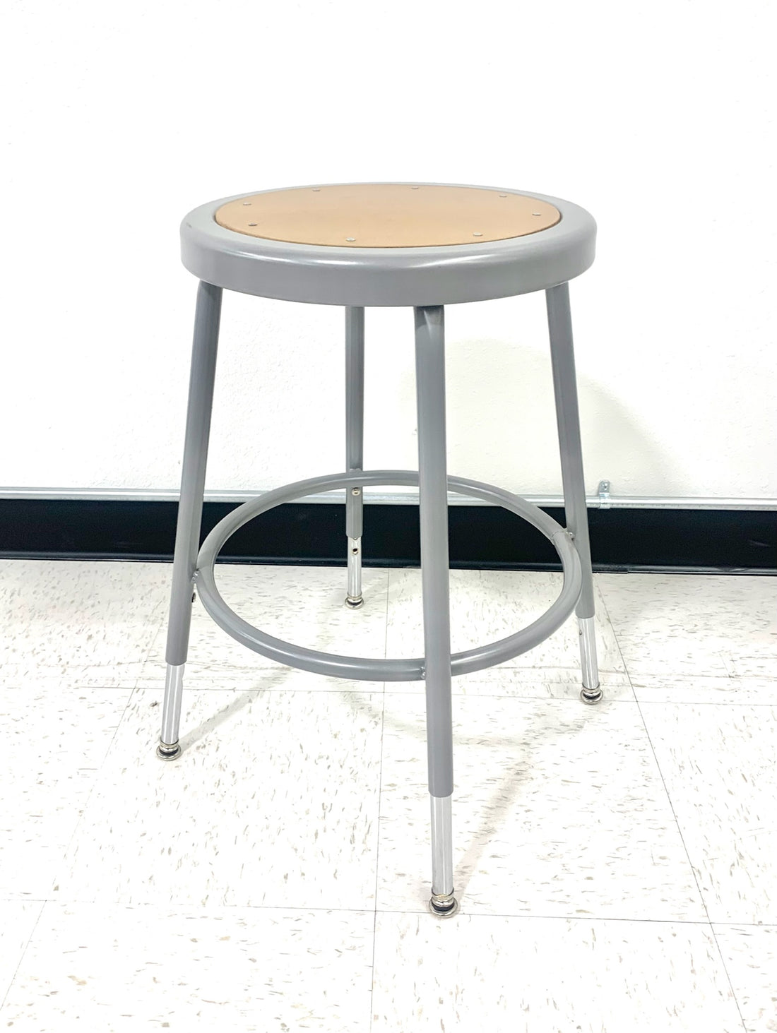 LAB STOOL, METAL, SCHOOL – Heritage Props LA
