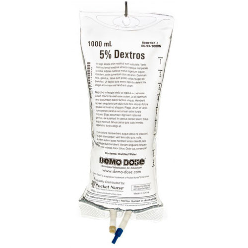 Demo Dose® 5% Dextros IV Fluid – Heritage Props LA